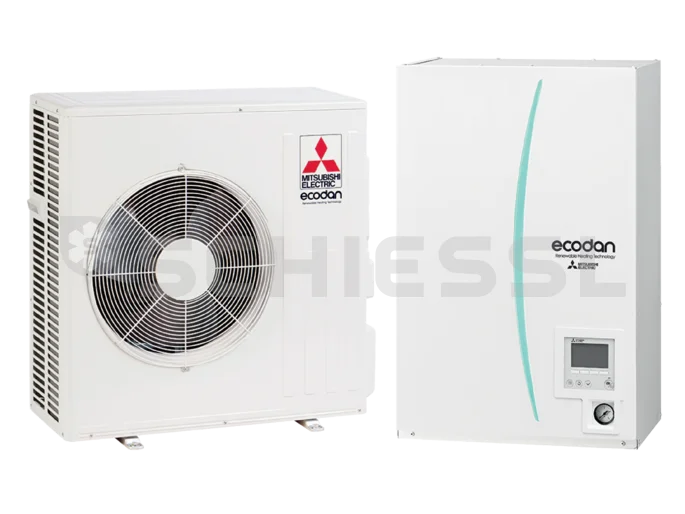 Mitsubishi Wärmepumpen-Set 9.5 Inverter SUHZ-SW45VAH / EHSD-VM2C